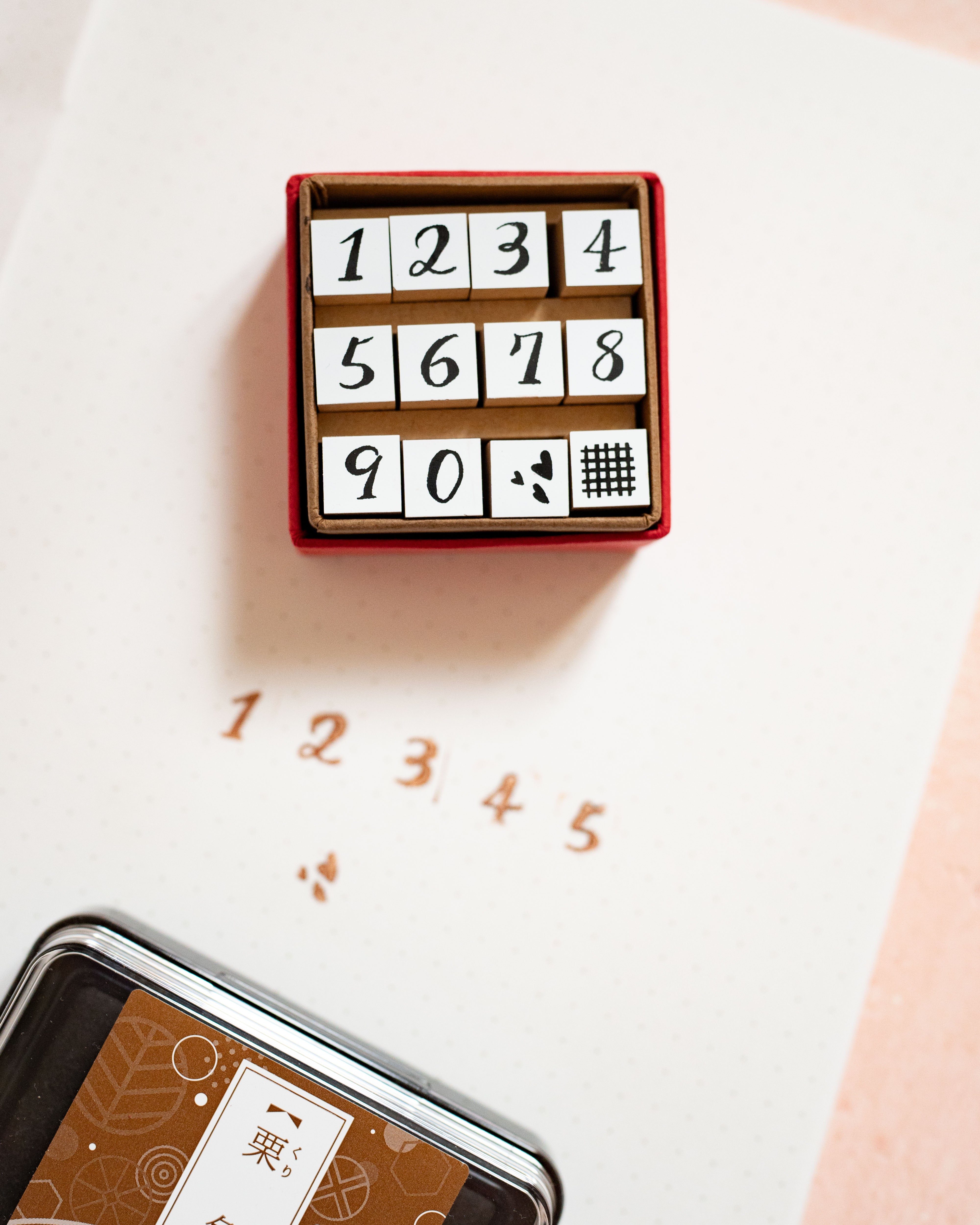 Set de tampons Chiffres Petit Number Stamp – Monoe Shop